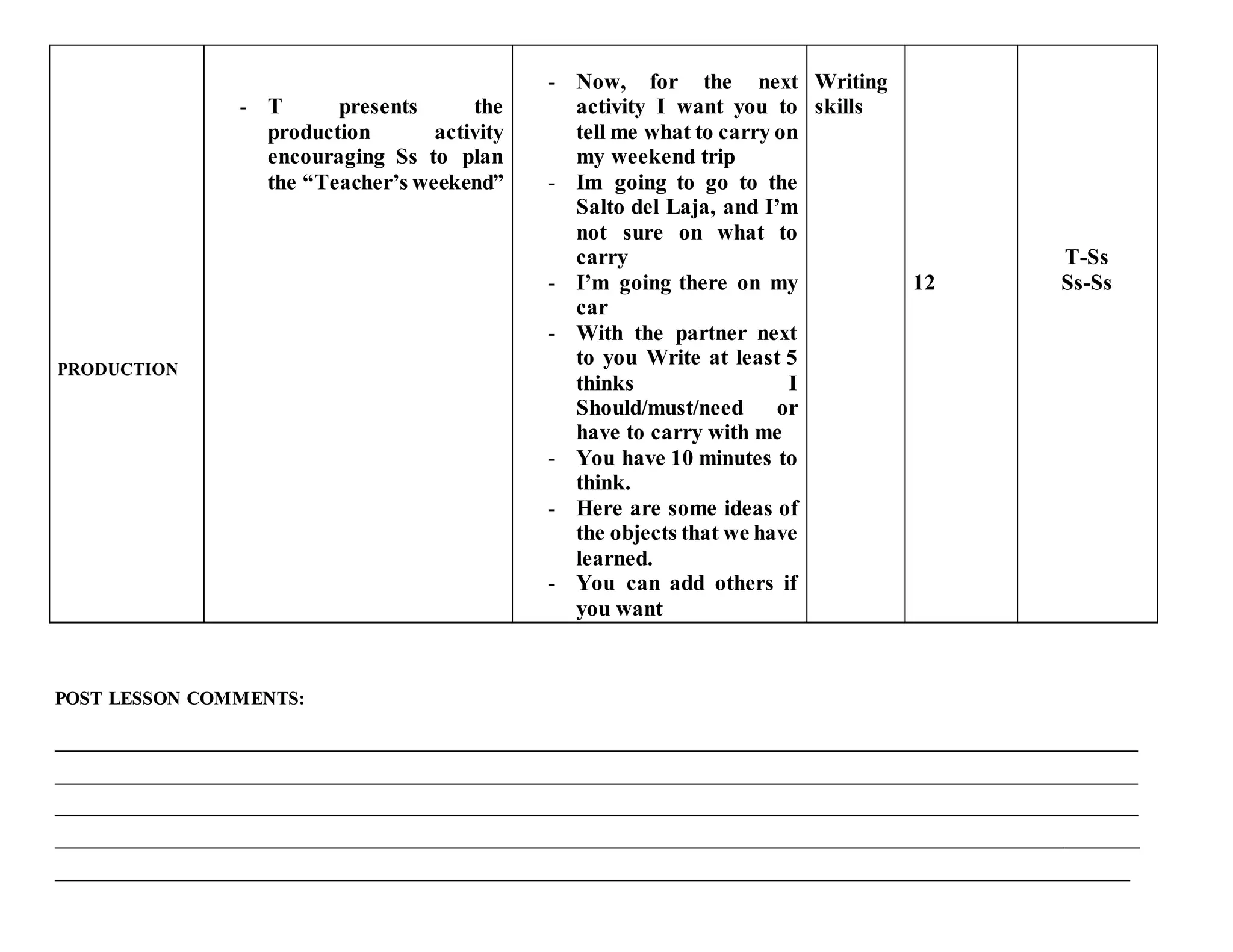 Travelling 1 lesson plan | DOCX