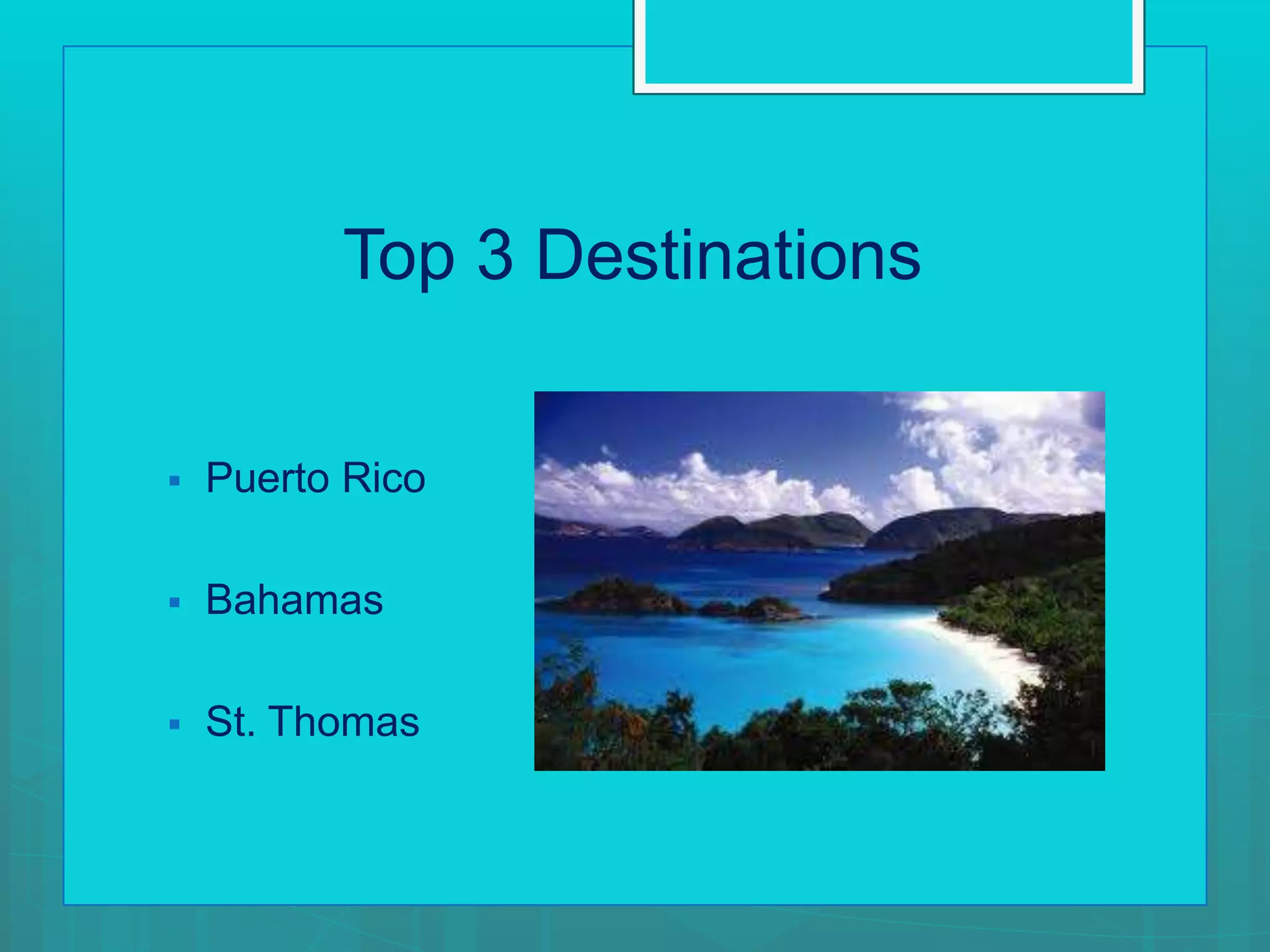 Travelling in the caribbean | PPT