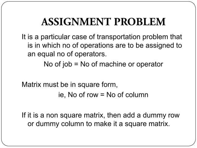 Travelling salesman problem ( Operation Research) | PPTX | Automotive ...