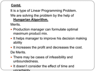 Travelling salesman problem ( Operation Research) | PPTX