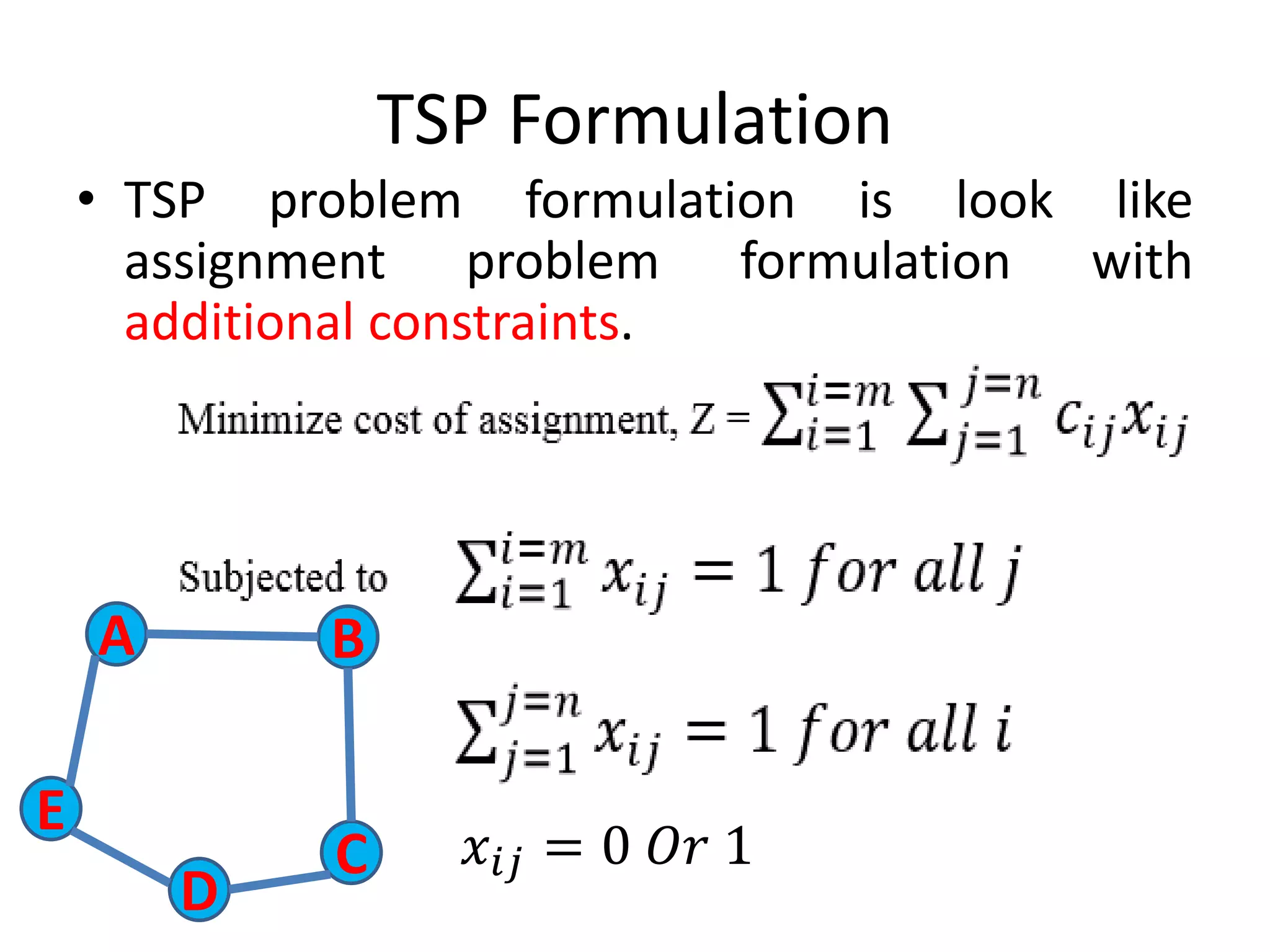 Travelling salesman problem | PPTX