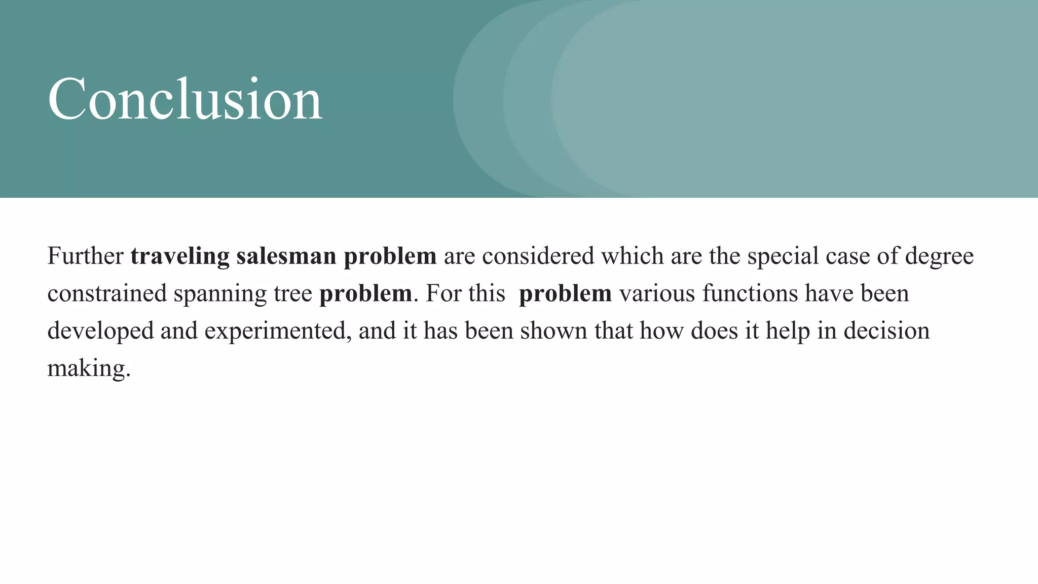 Travelling salesman problem | PPTX