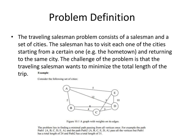 Travelling Salesman Problem Using Genetic Algorithms Pptx