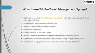 Travel Management System | PPTX