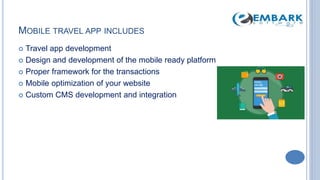 Travel mobile app development ppt | PPTX