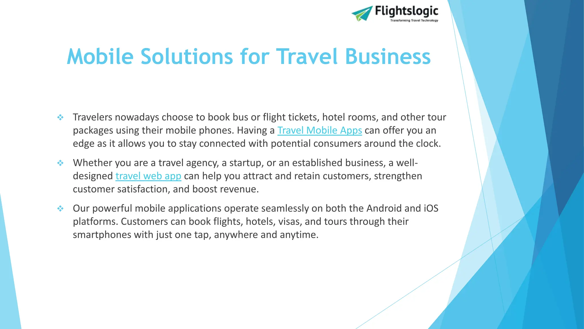 Travel Mobile Apps In Bangalore India... | PPTX