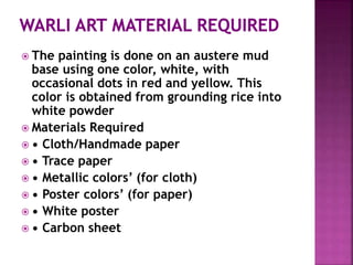 Travel of warli art ppt preeti bhimte | PPTX