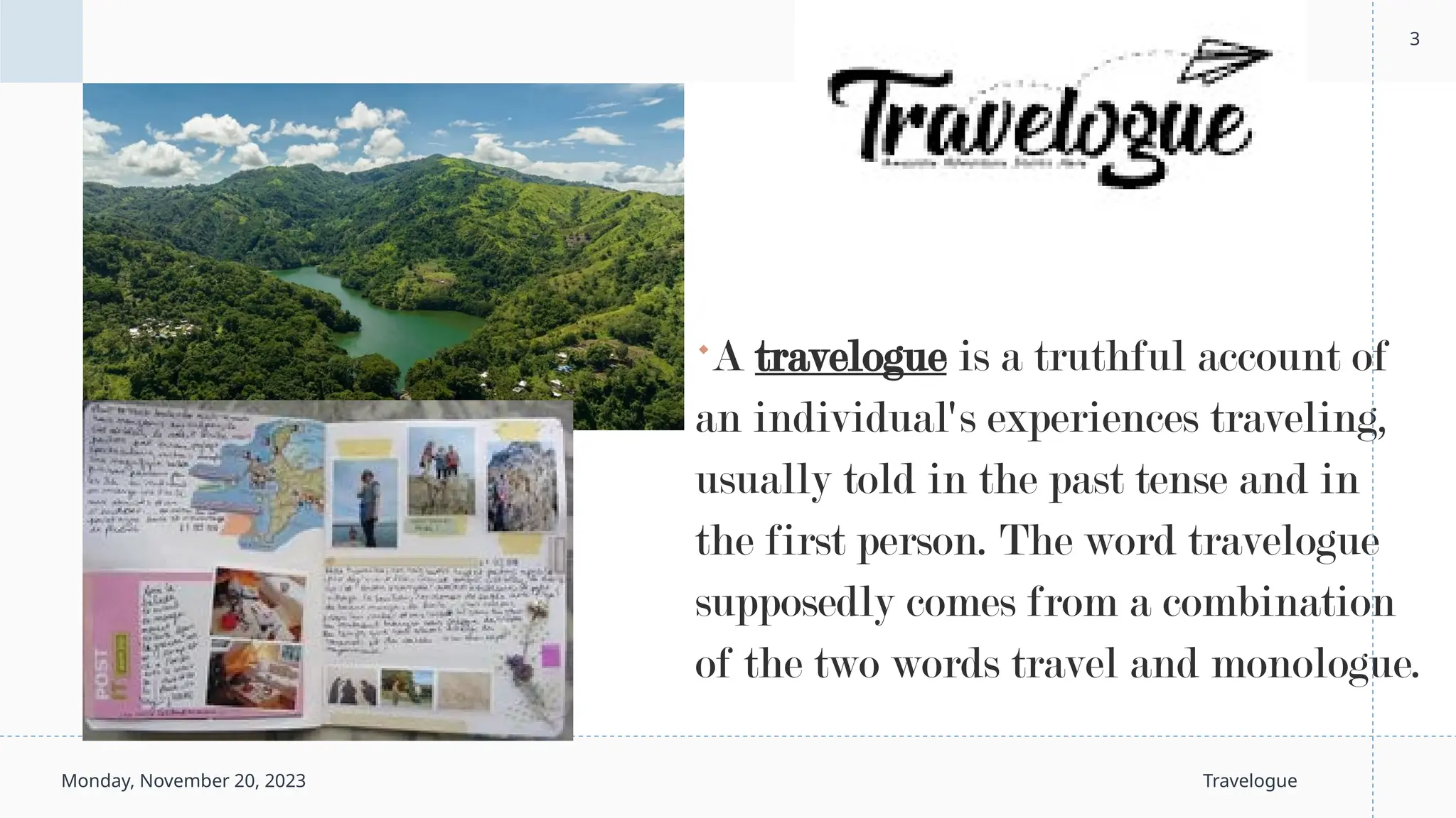 TRAVELOUE.pptx travelogue htttppssssssse | PPTX