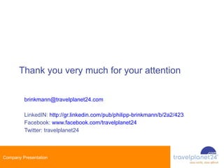 Travelplanet24 Presentation | PPT