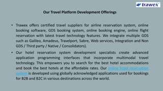 Travel Platform Development, Travel Portal Solution | PPTX