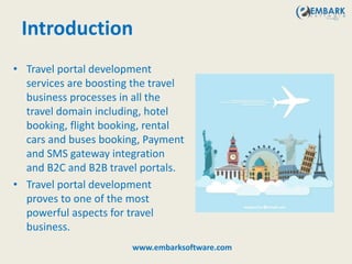 Travel portal development | PPTX