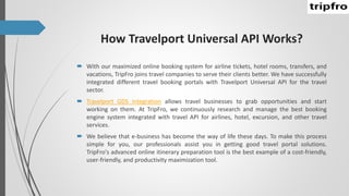 Travelport Universal API | PPTX | Web Development | Internet