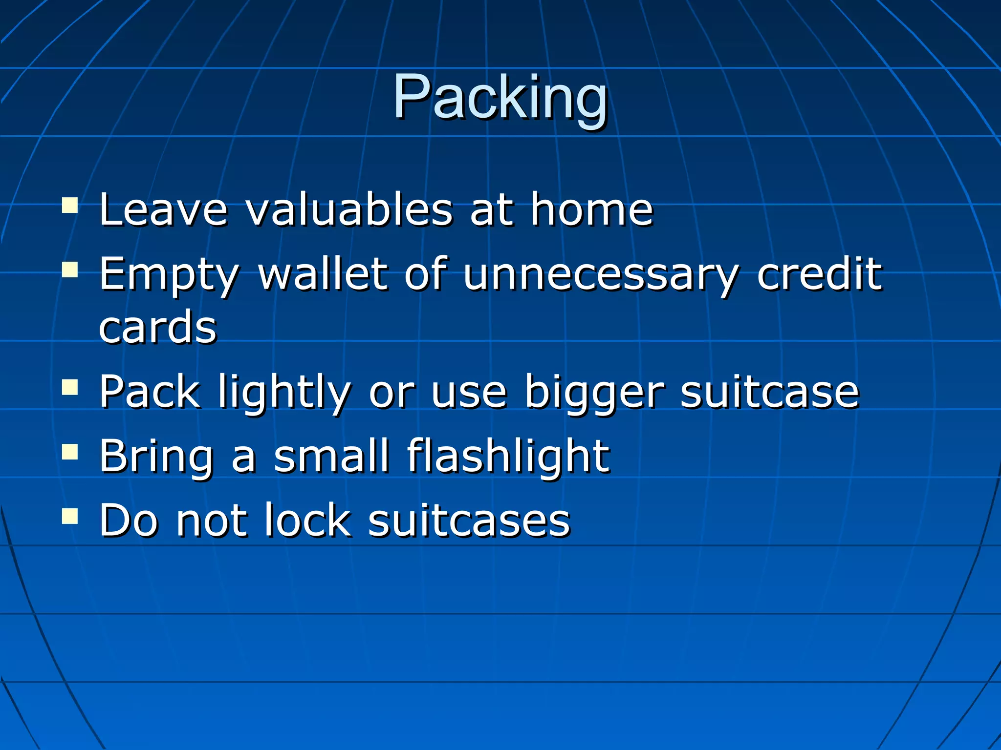 Travel safetypresentation | PPT