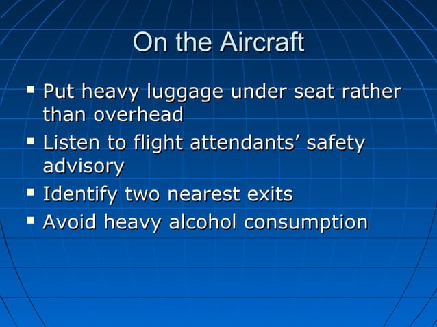 Travel safetypresentation | PPT