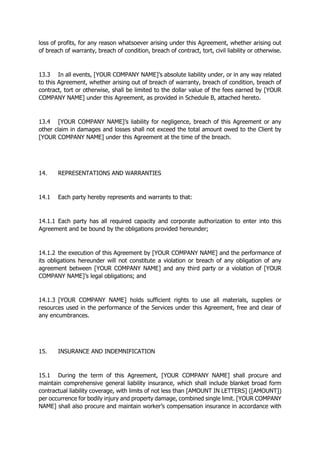TRAVEL SERVICES AGREEMENT | PDF