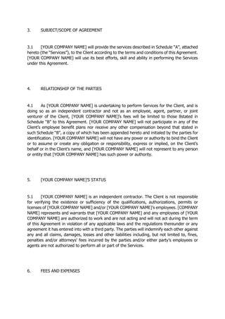 TRAVEL SERVICES AGREEMENT | PDF