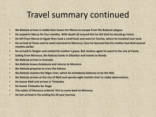 Travels Of Ibn Battuta | PPT