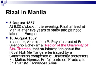 Travels of Rizal | PPT