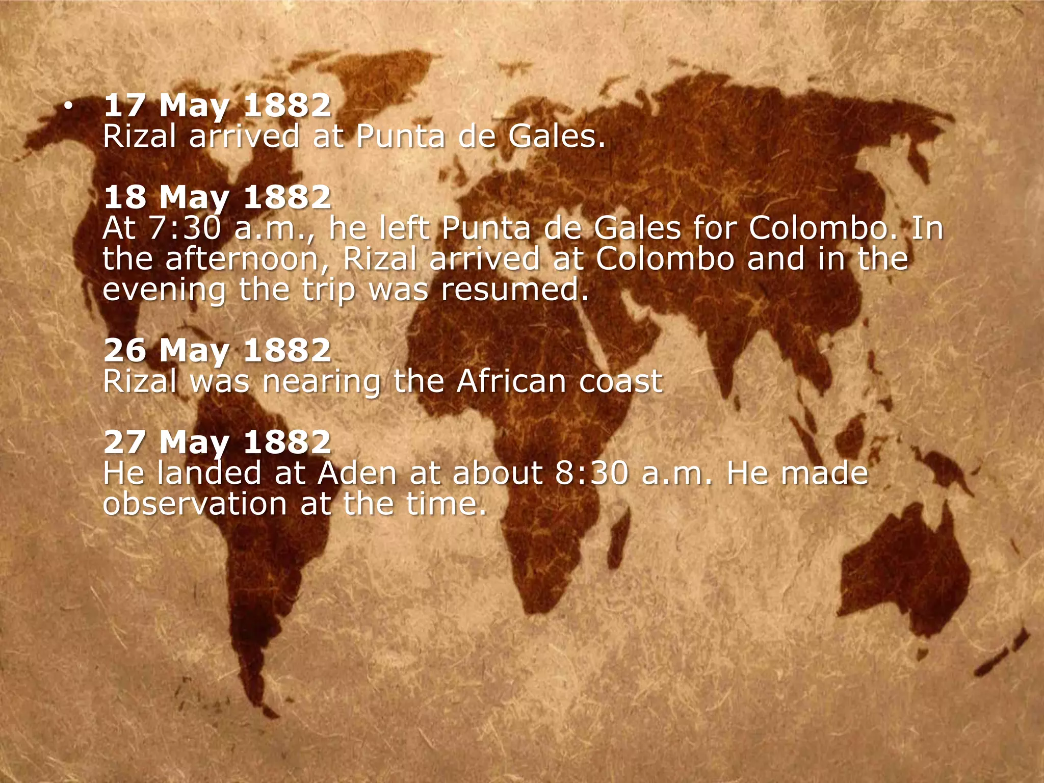 Travels of rizal | PPTX