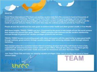 Travel Three Presentation | PPTX