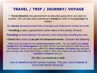 Travel trip | ODP