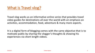 Travel vlog | PPTX