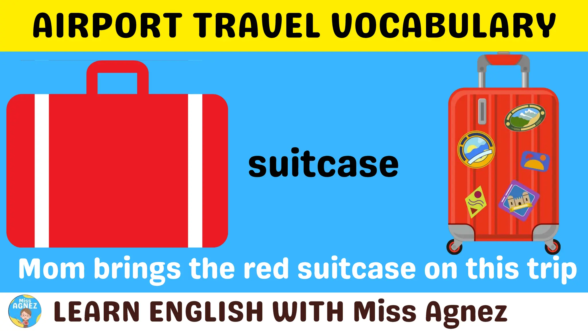 Airport Travel Vocabulary with Pictures and Sentence Samples | Fun ...