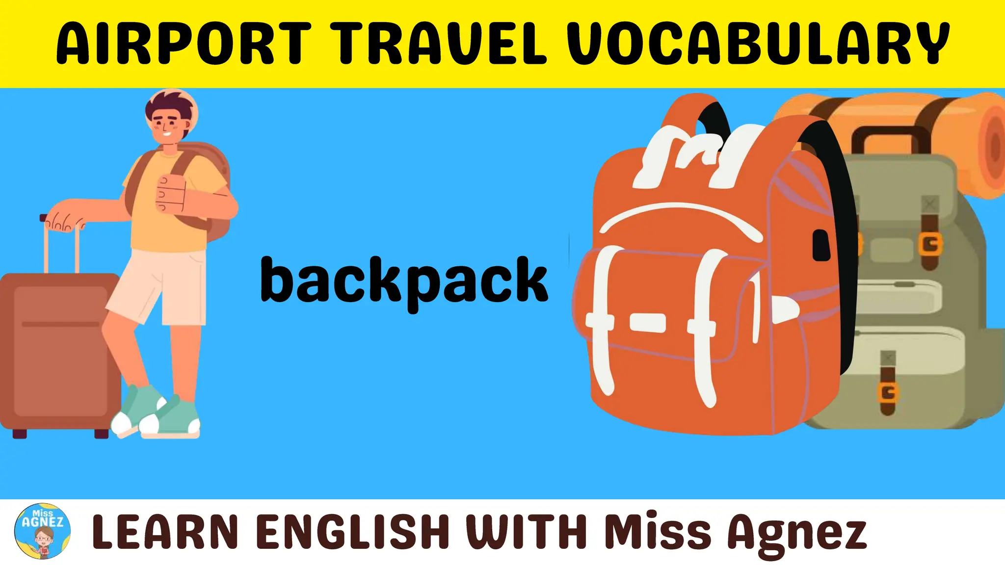 Airport Travel Vocabulary with Pictures and Sentence Samples | Fun ...