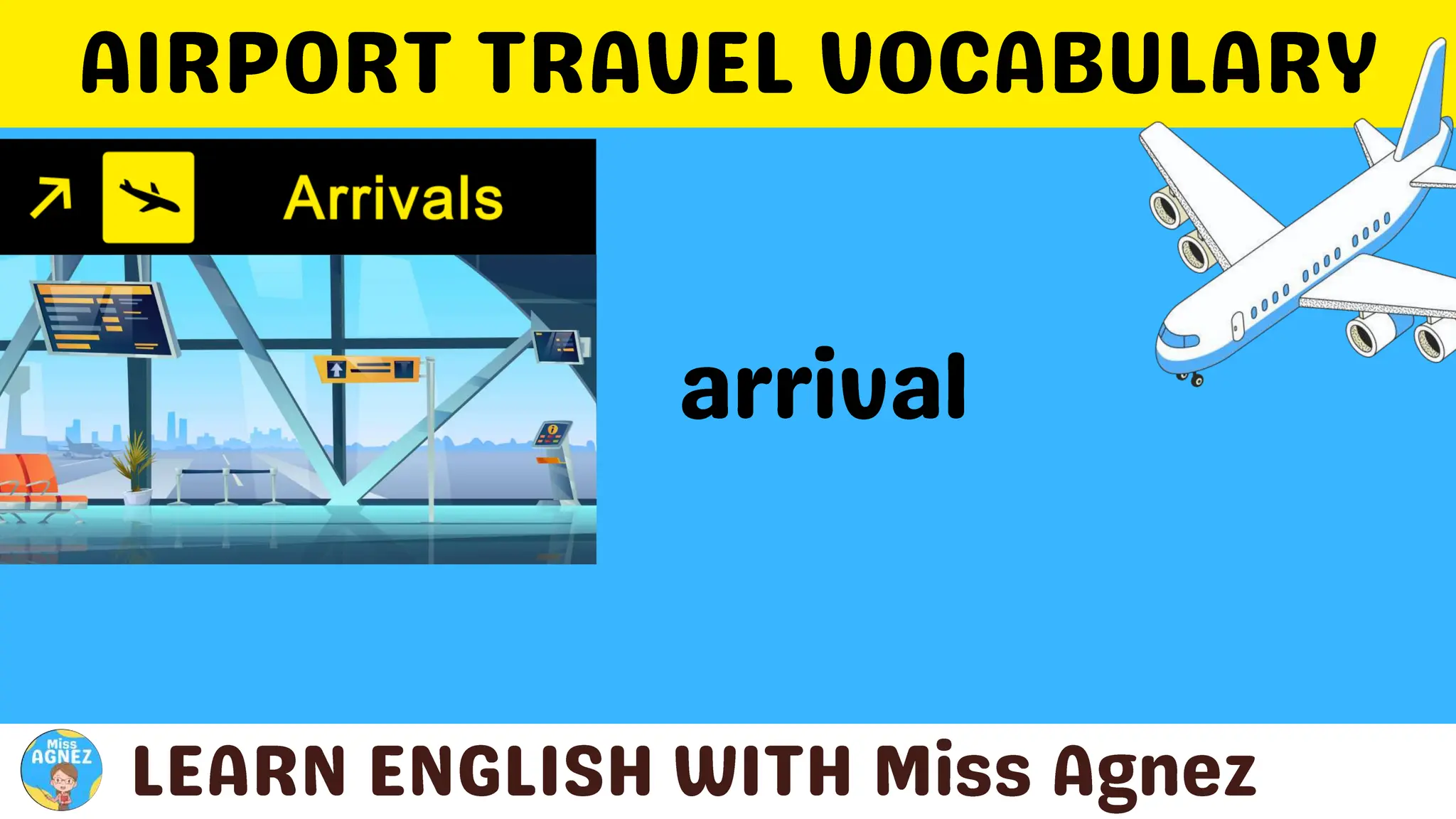 Airport Travel Vocabulary with Pictures and Sentence Samples | Fun ...