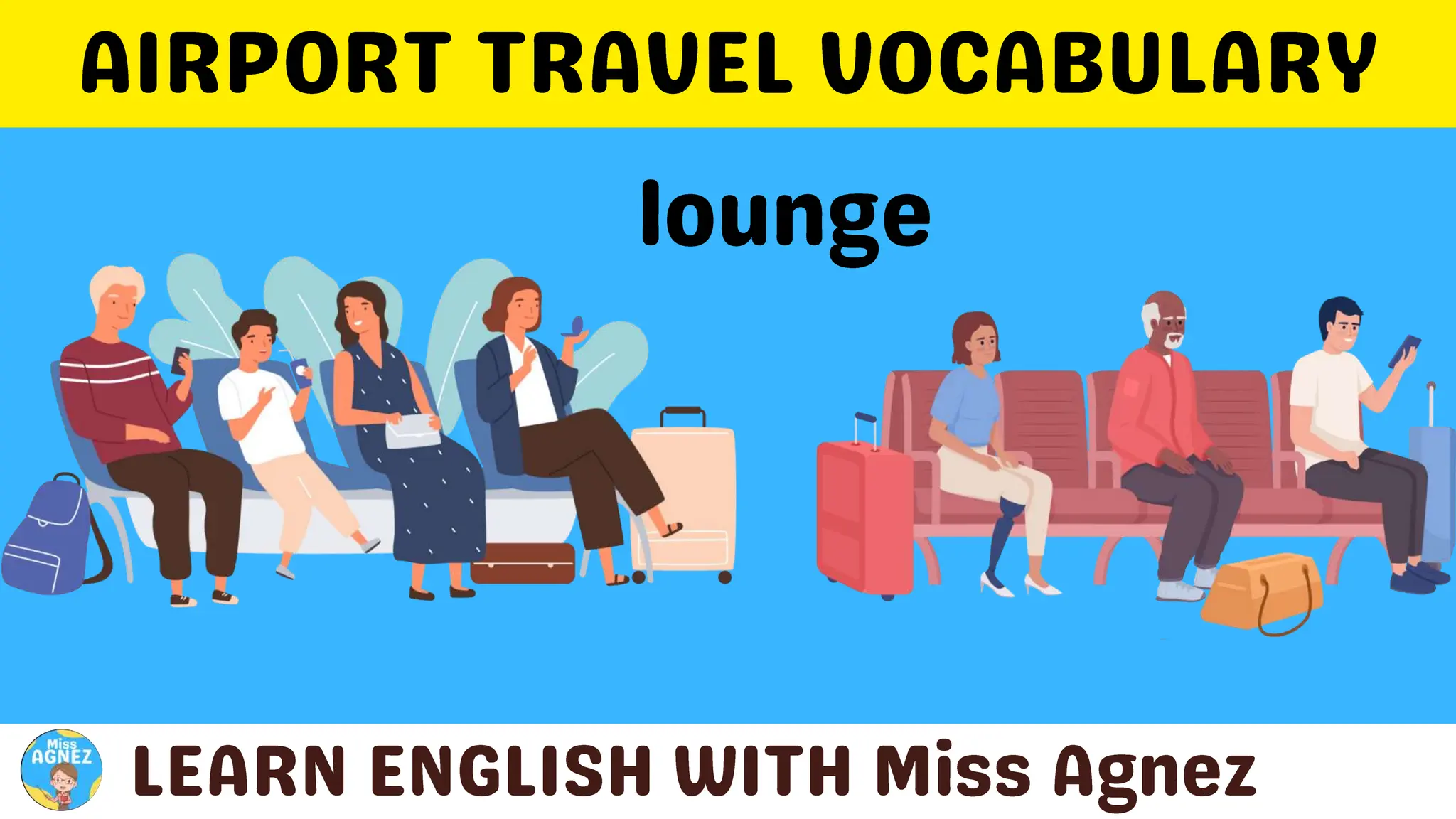 Airport Travel Vocabulary with Pictures and Sentence Samples | Fun ...