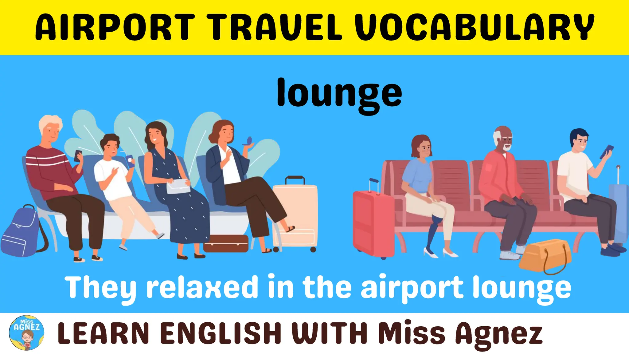 Airport Travel Vocabulary with Pictures and Sentence Samples | Fun ...