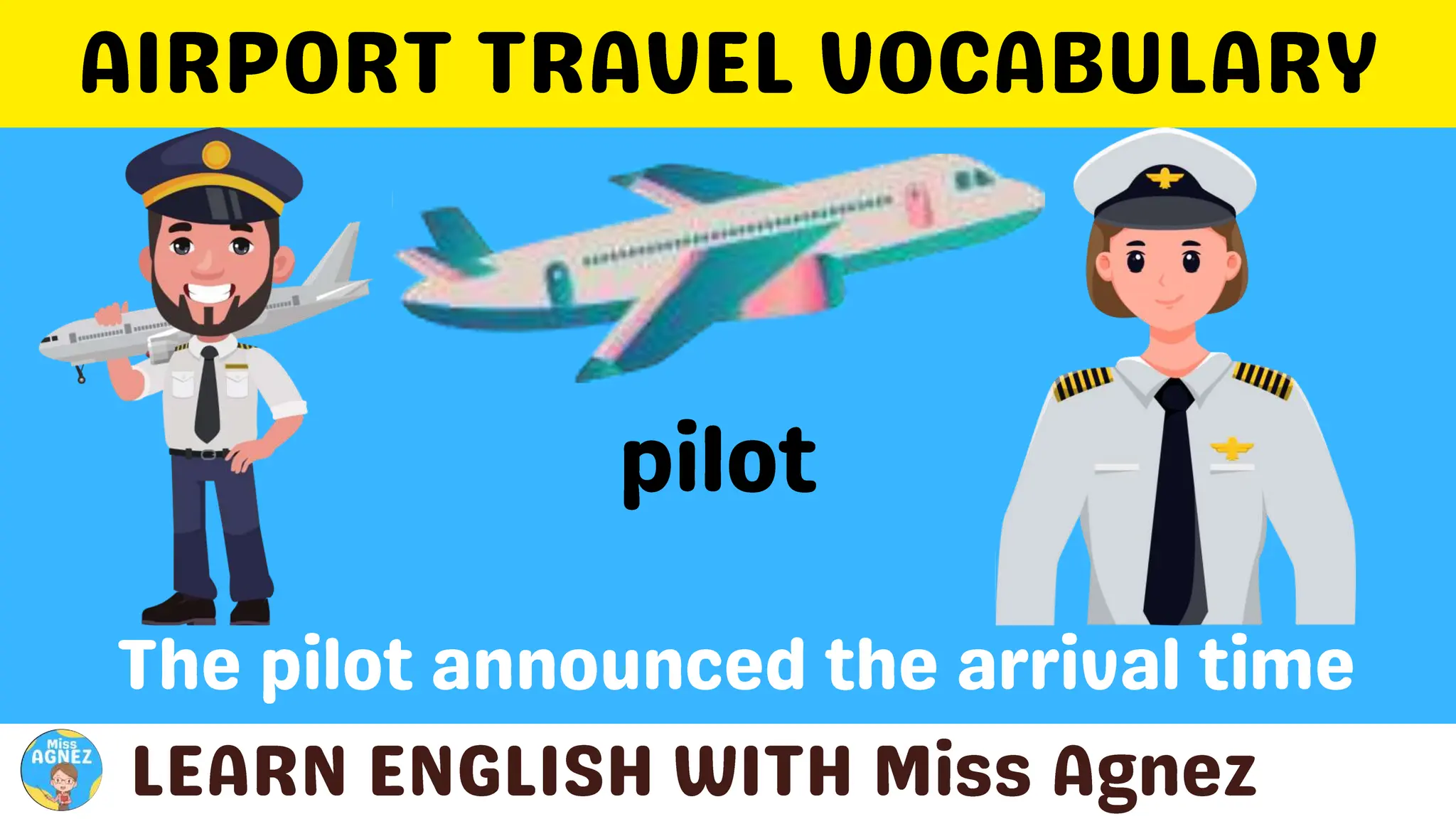 Airport Travel Vocabulary with Pictures and Sentence Samples | Fun ...
