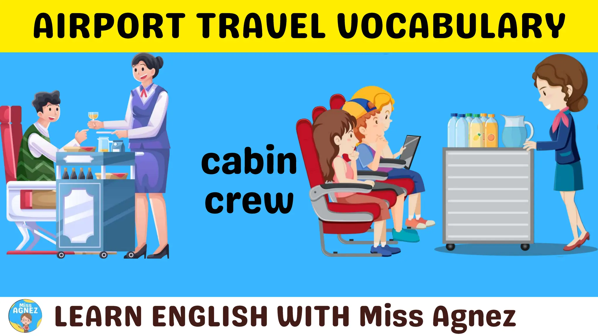 Airport Travel Vocabulary with Pictures and Sentence Samples | Fun ...