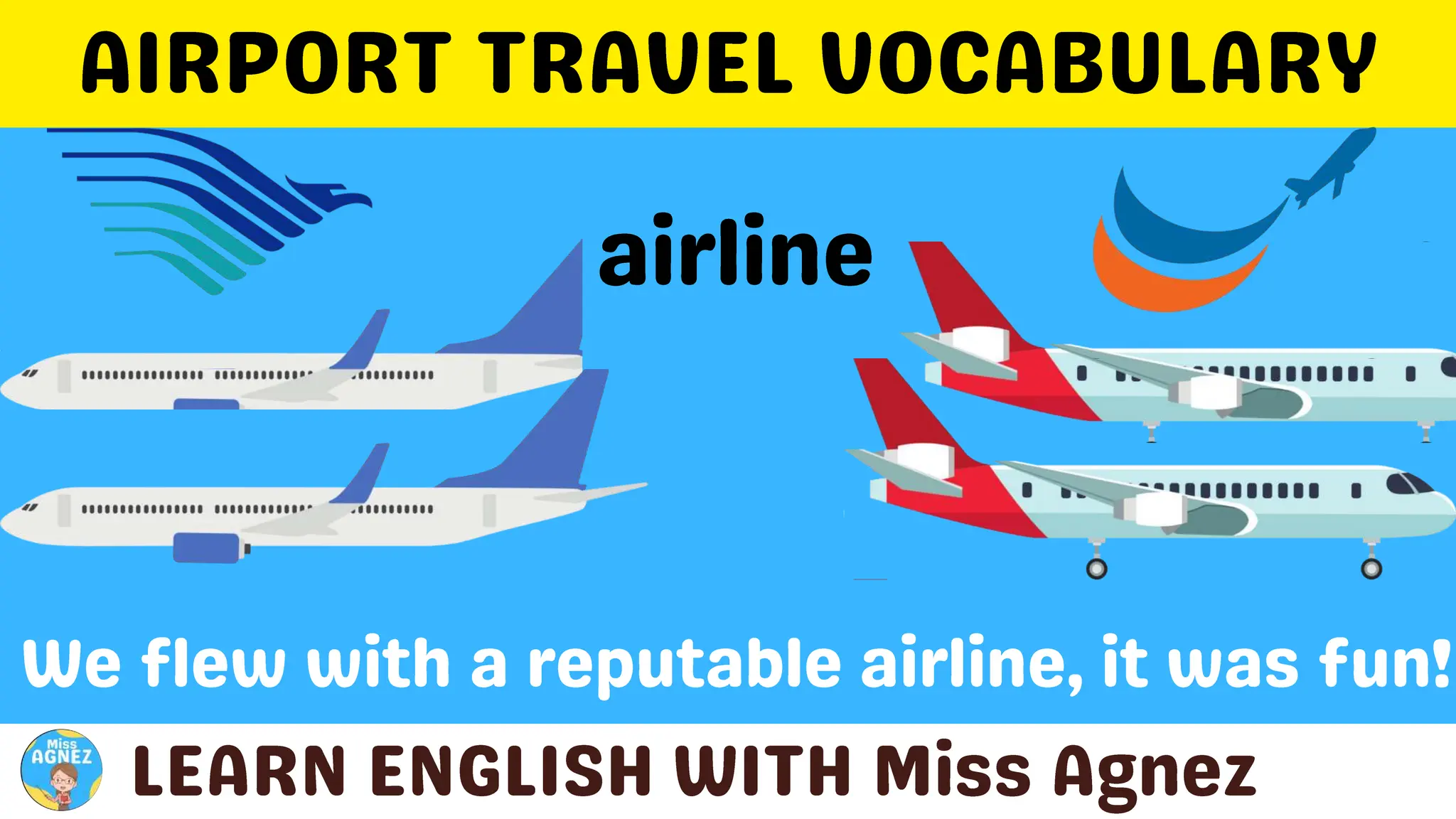 Airport Travel Vocabulary with Pictures and Sentence Samples | Fun ...