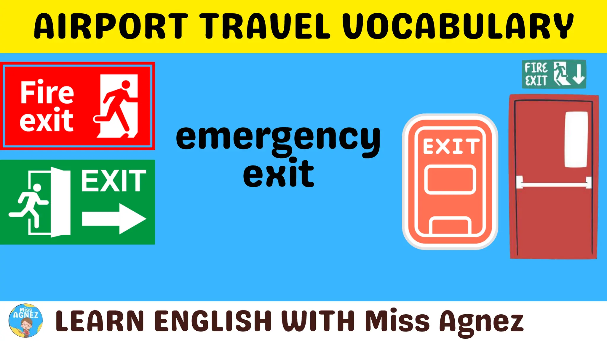 Airport Travel Vocabulary with Pictures and Sentence Samples | Fun ...