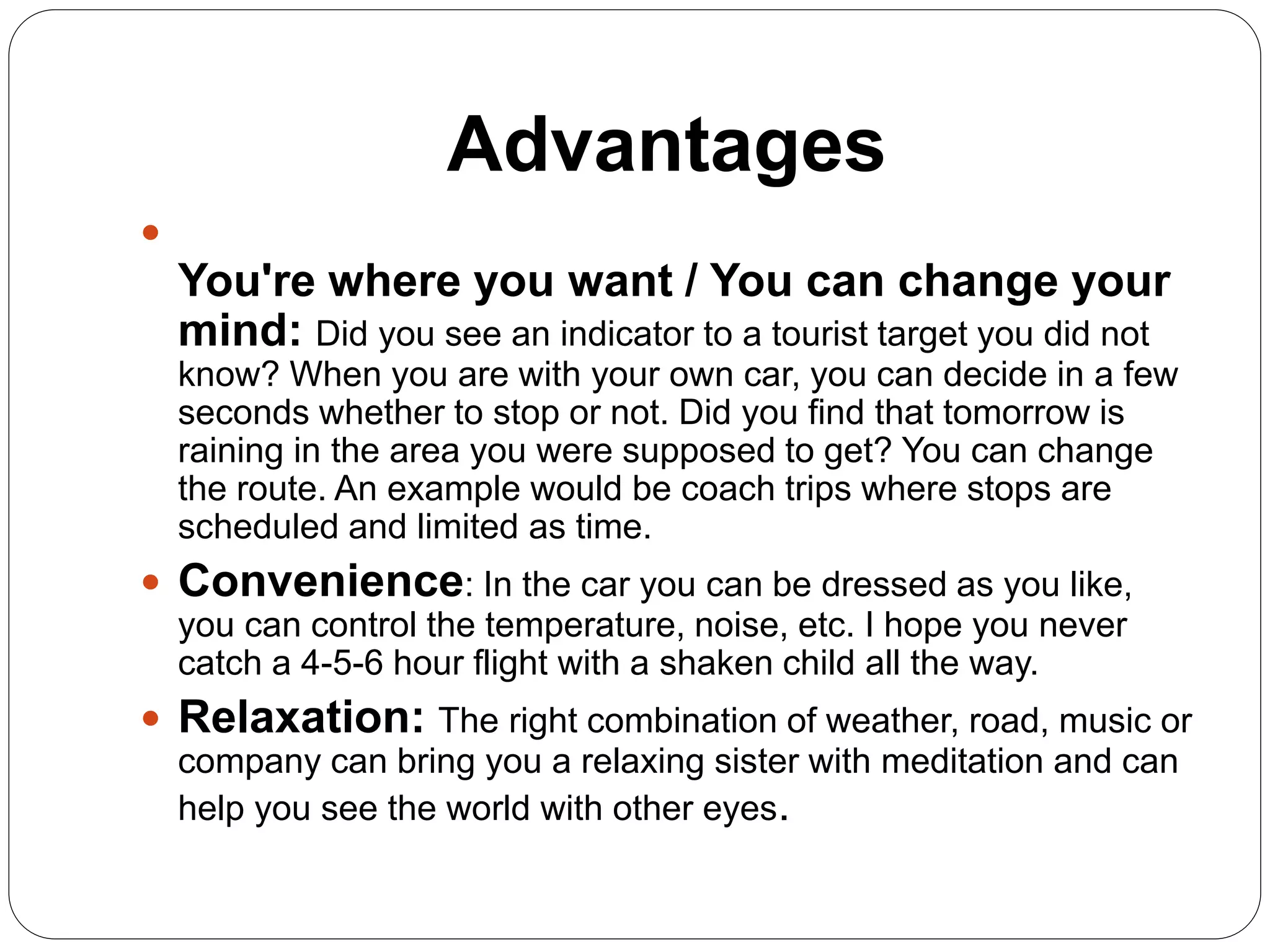 Travel with car | PPTX