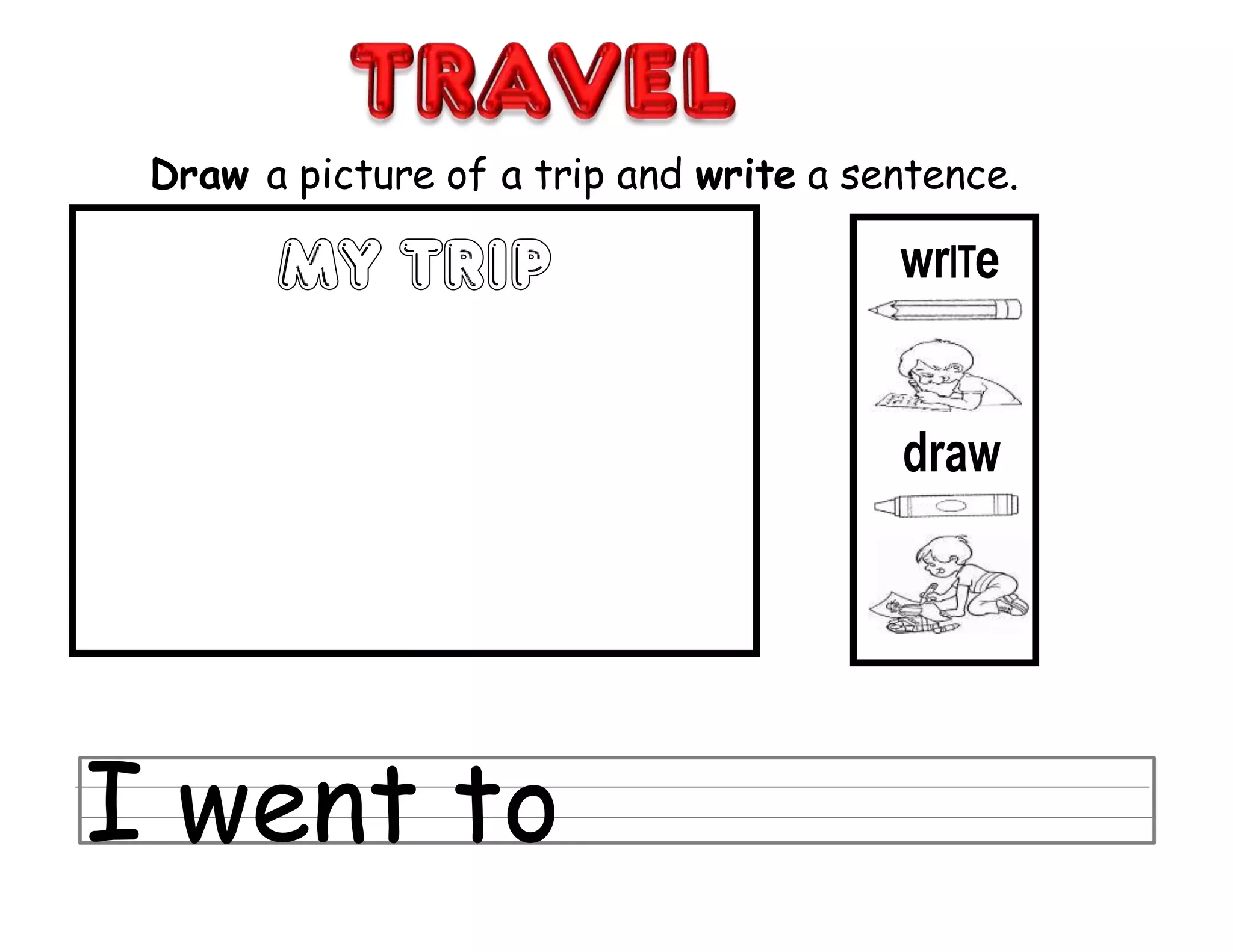 Travel worksheet | PPT