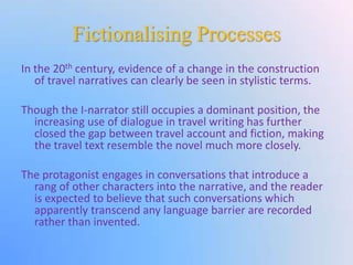 Travel writing and gender | PPT