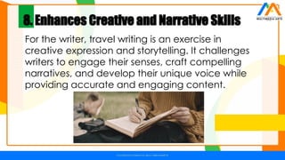 Travel Writing & Photography (Significance of Travel Writing).pptx