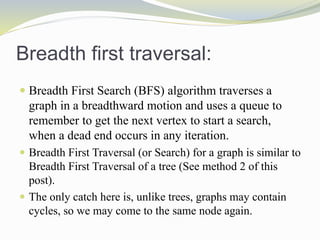 Topological Sort and BFS | PPT