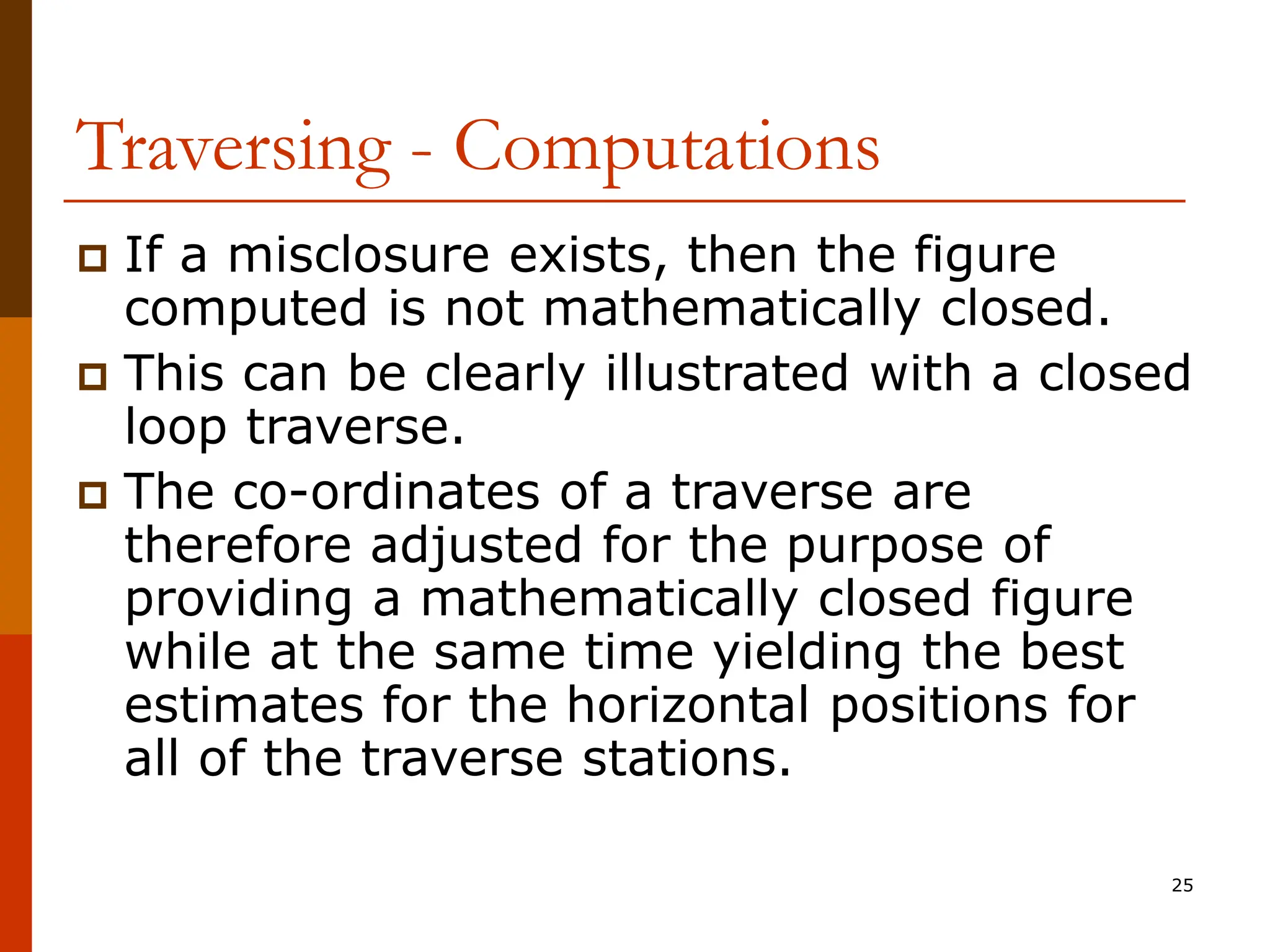 TRAVERSE in land surveying and technique | PPT