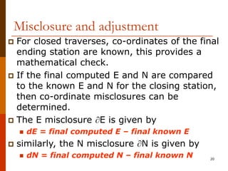 TRAVERSE in land surveying and technique | PPT