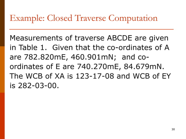 TRAVERSE in land surveying and technique | PPT