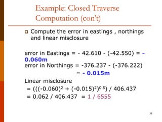 TRAVERSE in land surveying and technique | PPT