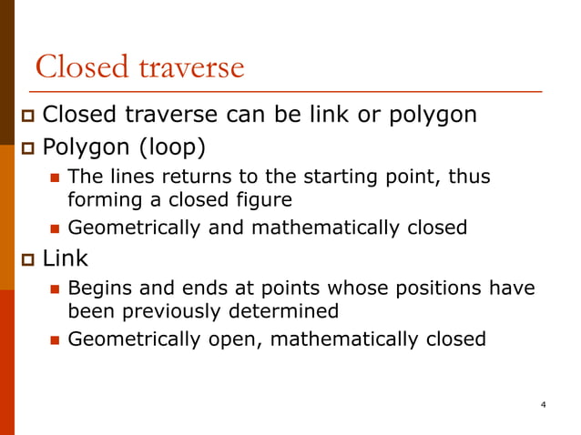 TRAVERSE in land surveying and technique | PPT