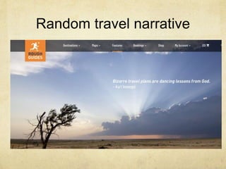 Travel writing as a skill | PPTX