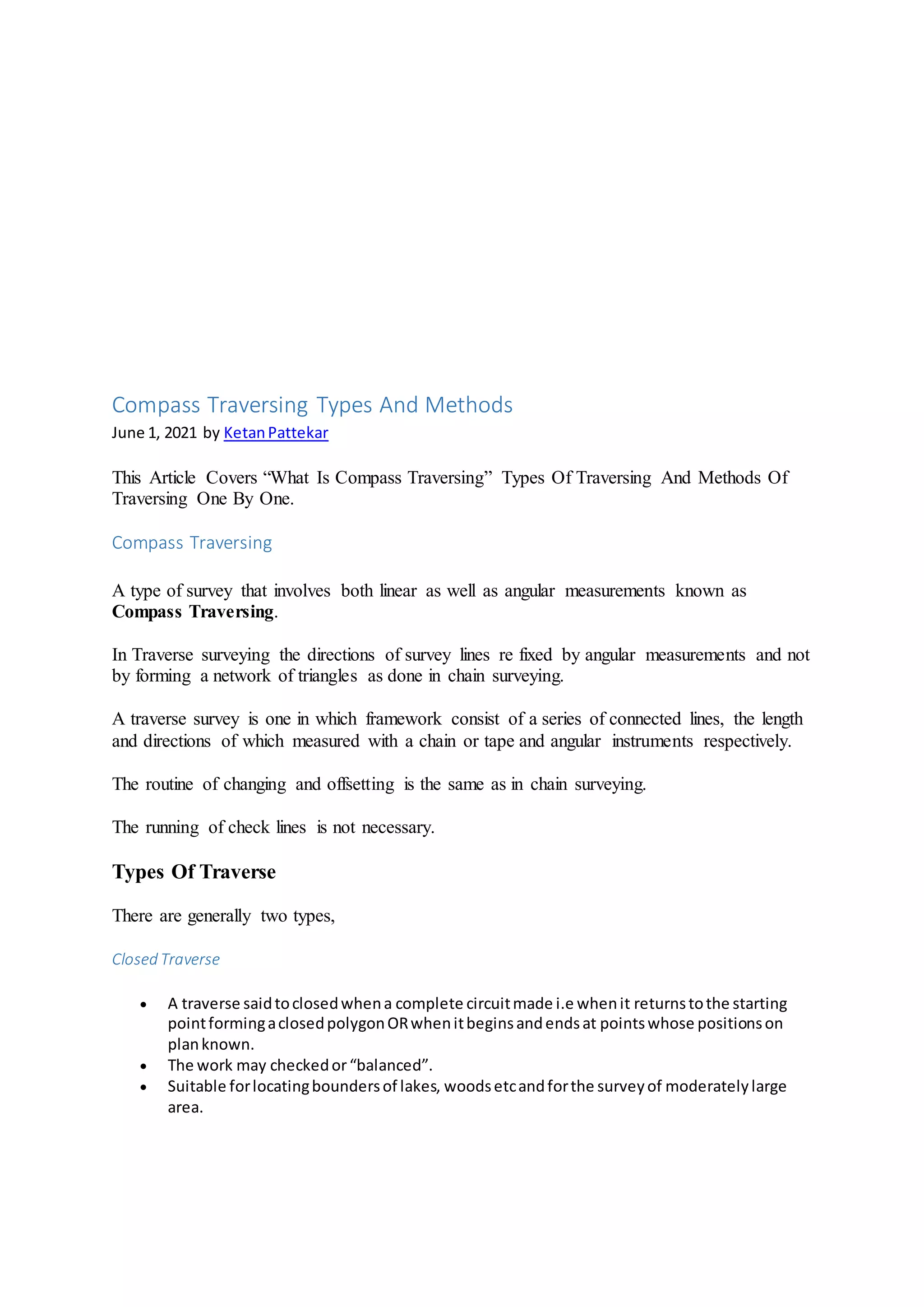 traversing survey principles.docx