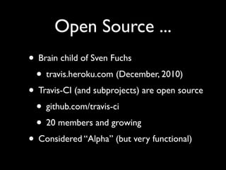 Travis CI | PPT