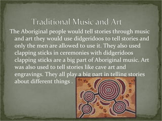 Travis 4 w aboriginal culture | PPT