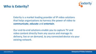 ASBA Presentation: Exterity Programmed Education | PPT